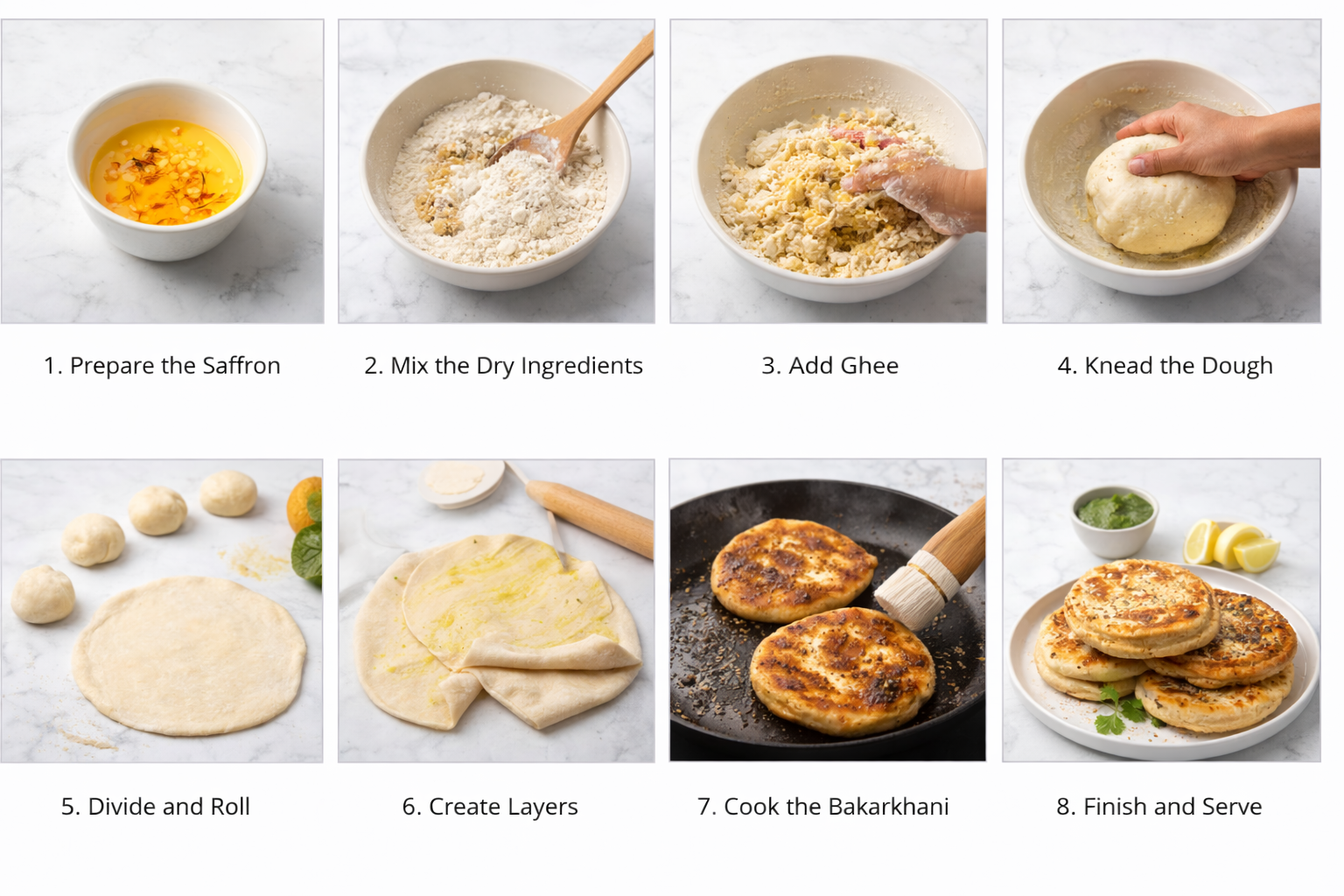 Bakarkhani Roti Recipe – Traditional Mughlai Layered Flatbread - street ...